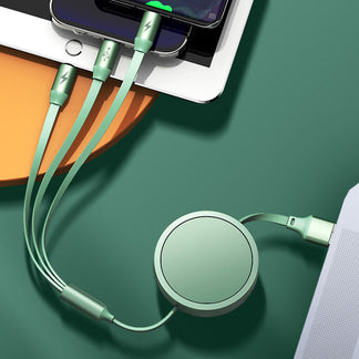 Prestige Multi USB Charging Cable 3A, Minlu 4-in-1 Charger with Dual P ...