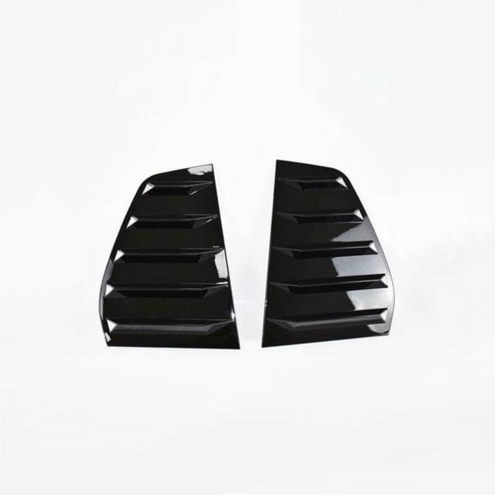 (Set of 2) Rear Window Louvers and Blinds Stickers for Sport Compact V ...